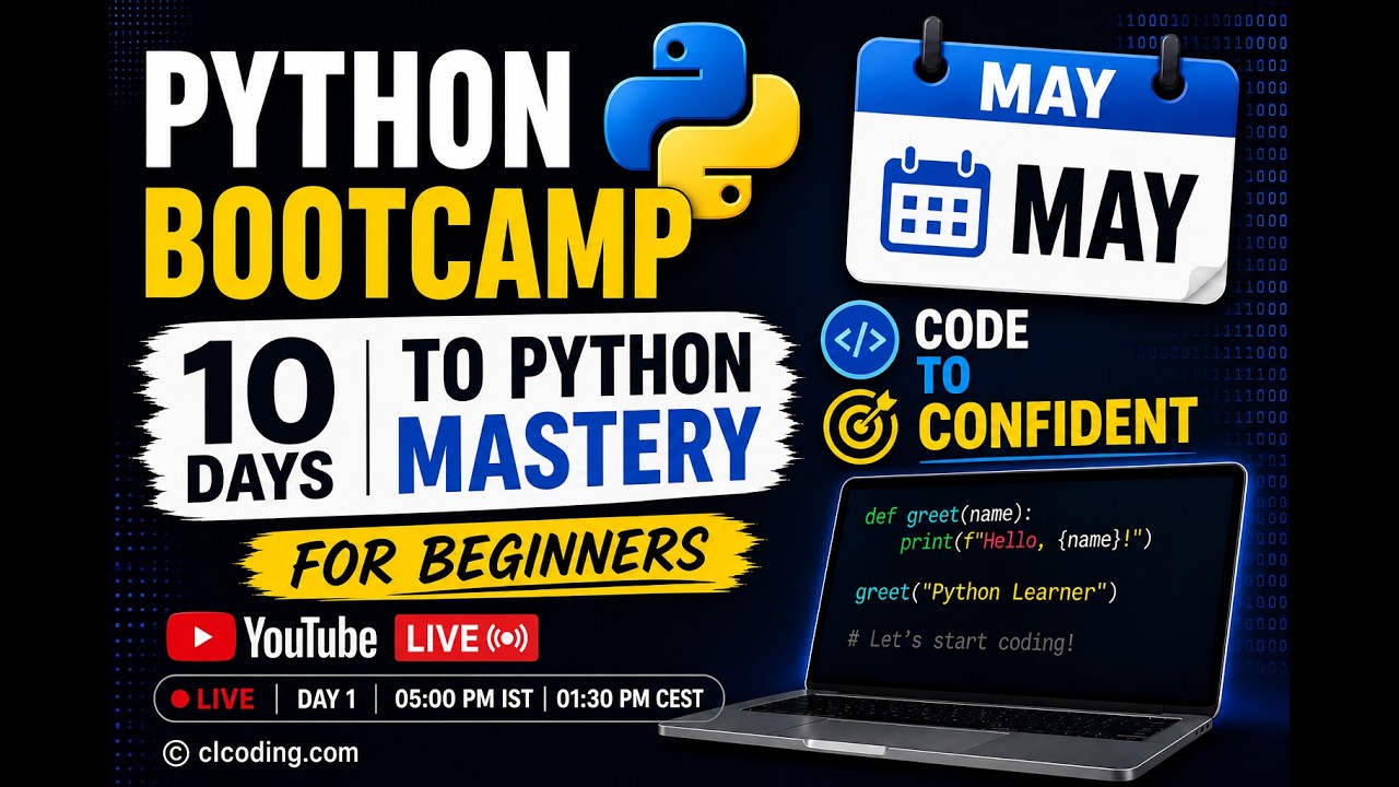 May Python Bootcamp Day 1