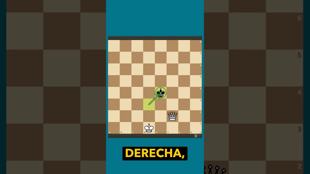 Conoce El Mate Con Rey Y Dama!! #ajedrez #chess #xadrez