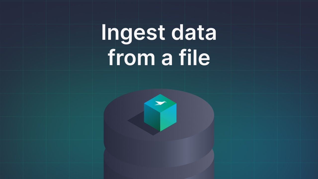 Ingest data from a file into Tinybird