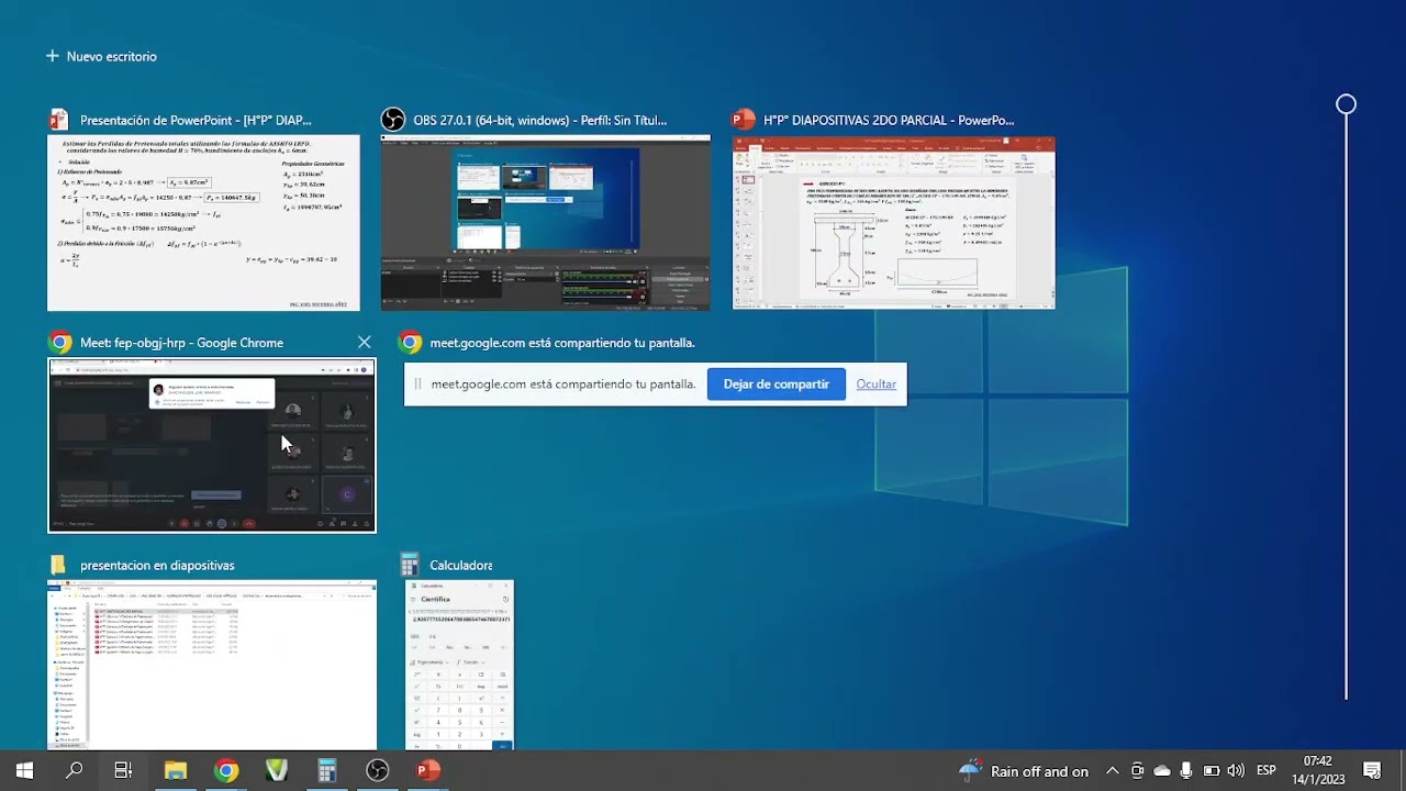 H°P° Ejercicio 1 Perdidas de Pretensado