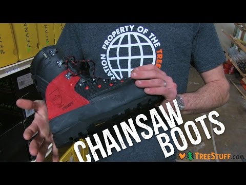 Choosing the Right Chainsaw Protective Boot - TreeStuff.com