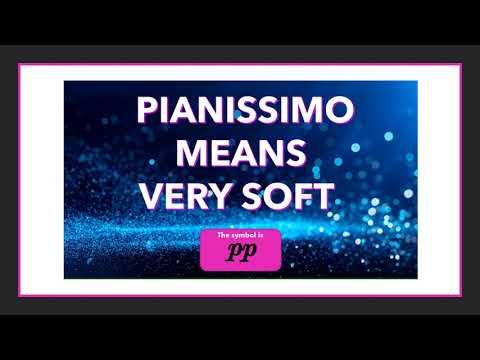 PIANISSIMO MEANING