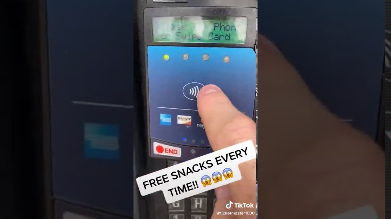 How to get free food from vending machine everytime