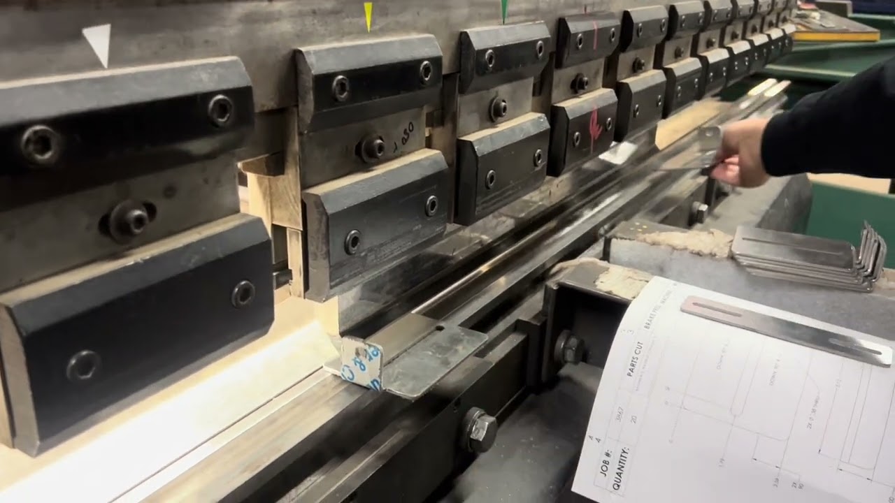 Forming set up on guide clips - Royal Machine Solutions