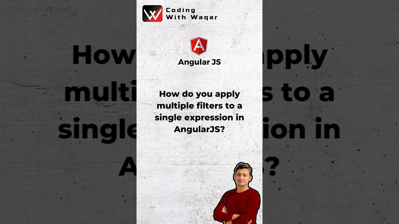 Apply multiple filters to a single expression in AngularJS #shorts #youtubeshorts #angular #viral