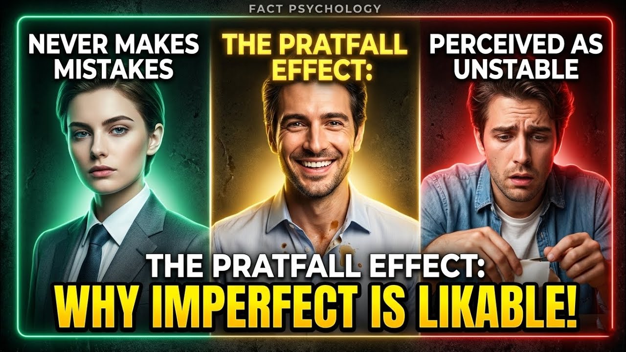 Why Imperfect People Are More Likable: The Pratfall Effect Explained...| Psychology Facts