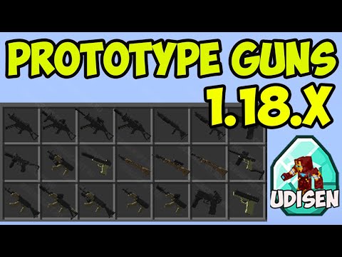 Minecraft GUN mod 1.18.2 - How download and install PROTOTYPE GUN Mod (with datapack)