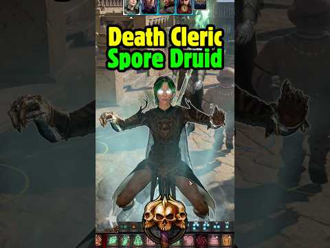 Death Cleric Spore Druid Multiclass in Baldur's Gate 3