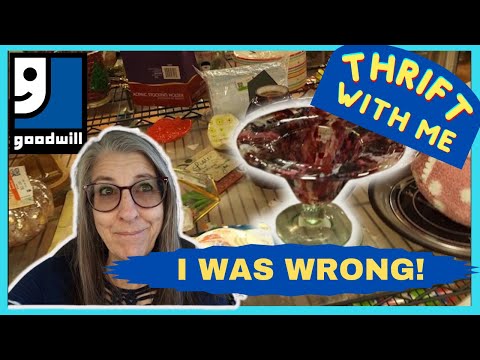 I HAVE TO EAT MY WORDS Thrift With Me at Goodwill in Las Vegas