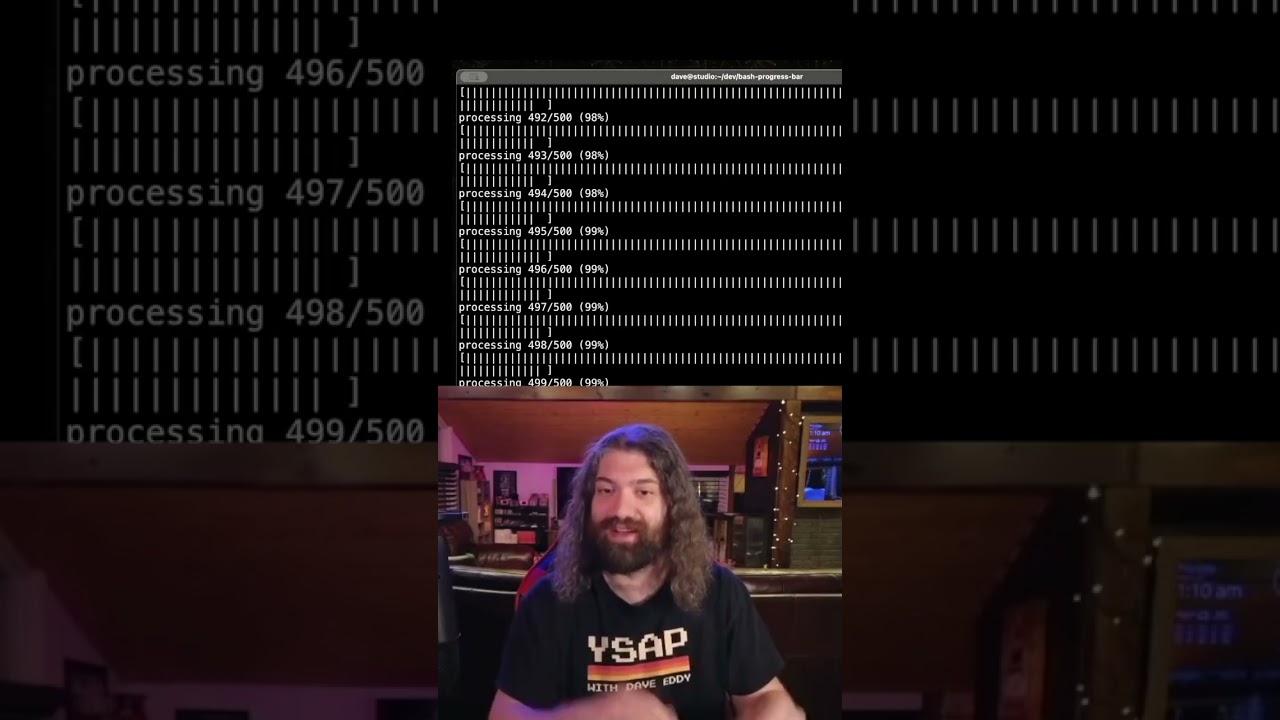 Debugging a bash script that creates a terminal progress bar