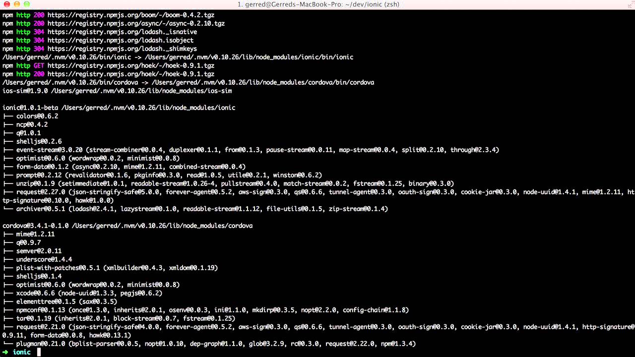 Ionic Framework - Getting Started