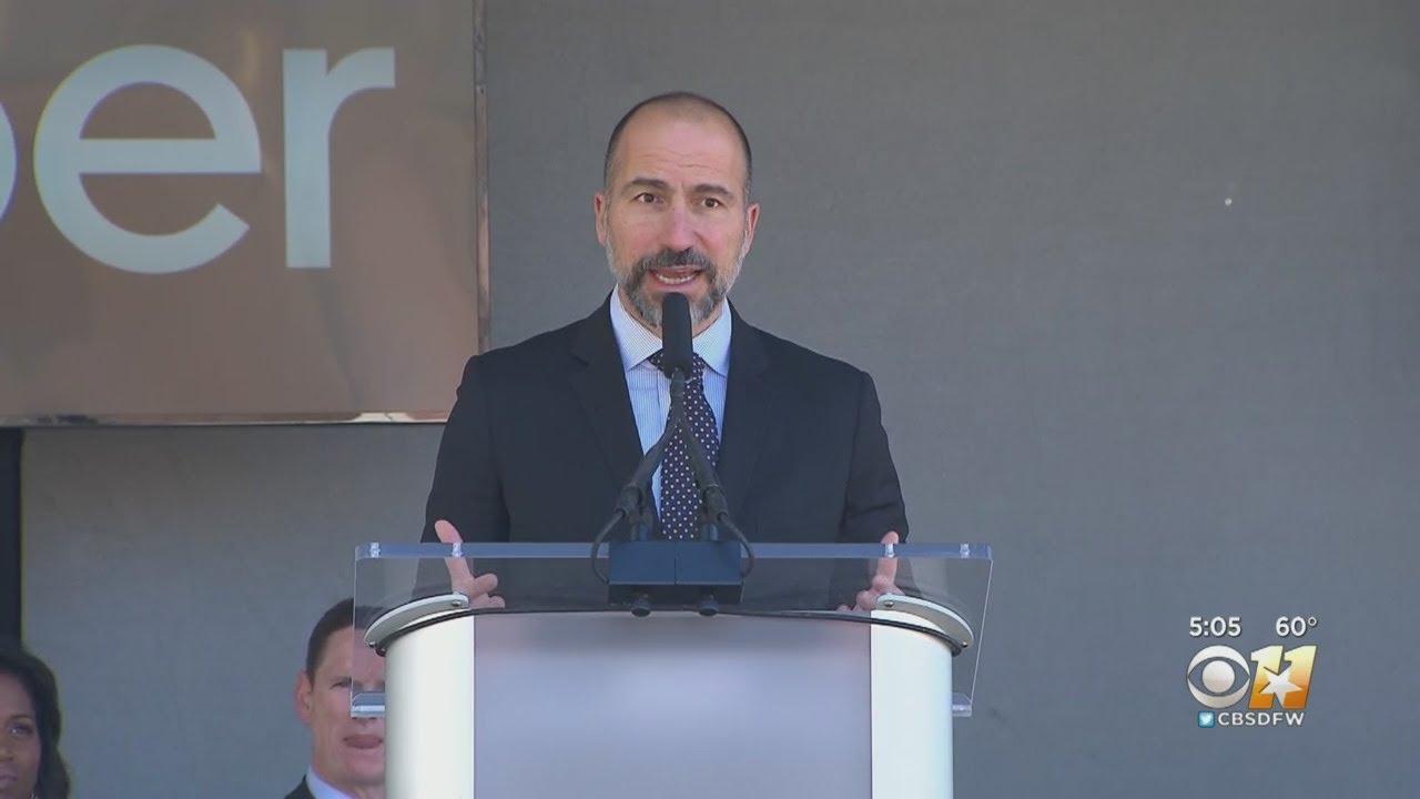 Uber CEO Praises North Texas Workforce At Dallas Grand Opening