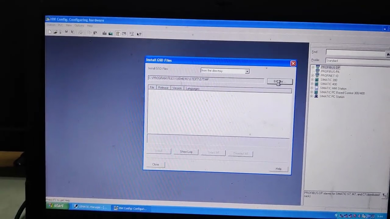 How to install a GSD File in SIMATIC Manager Step-7