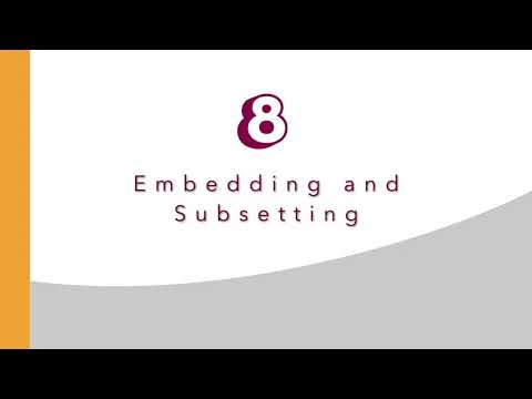 webinar "10 things you might not know about fonts but really should" - 8. Embedding and Subsetting