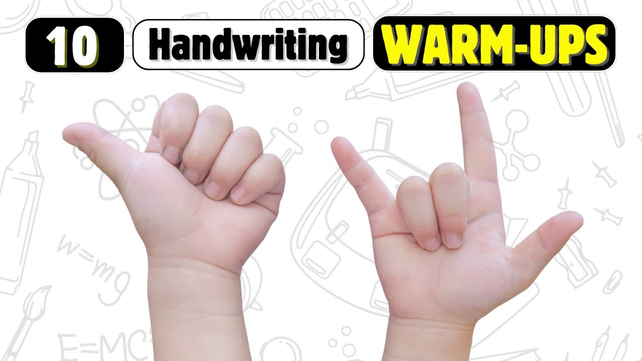 10 Brain Break Handwriting warm ups for beginners l Improve Hand Strength, Grasp, 
