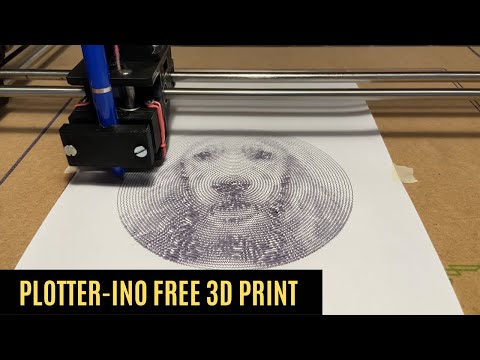 Archivo STL Generative Pen Plotter Arte cnc Arduino Vinilo cortador ...