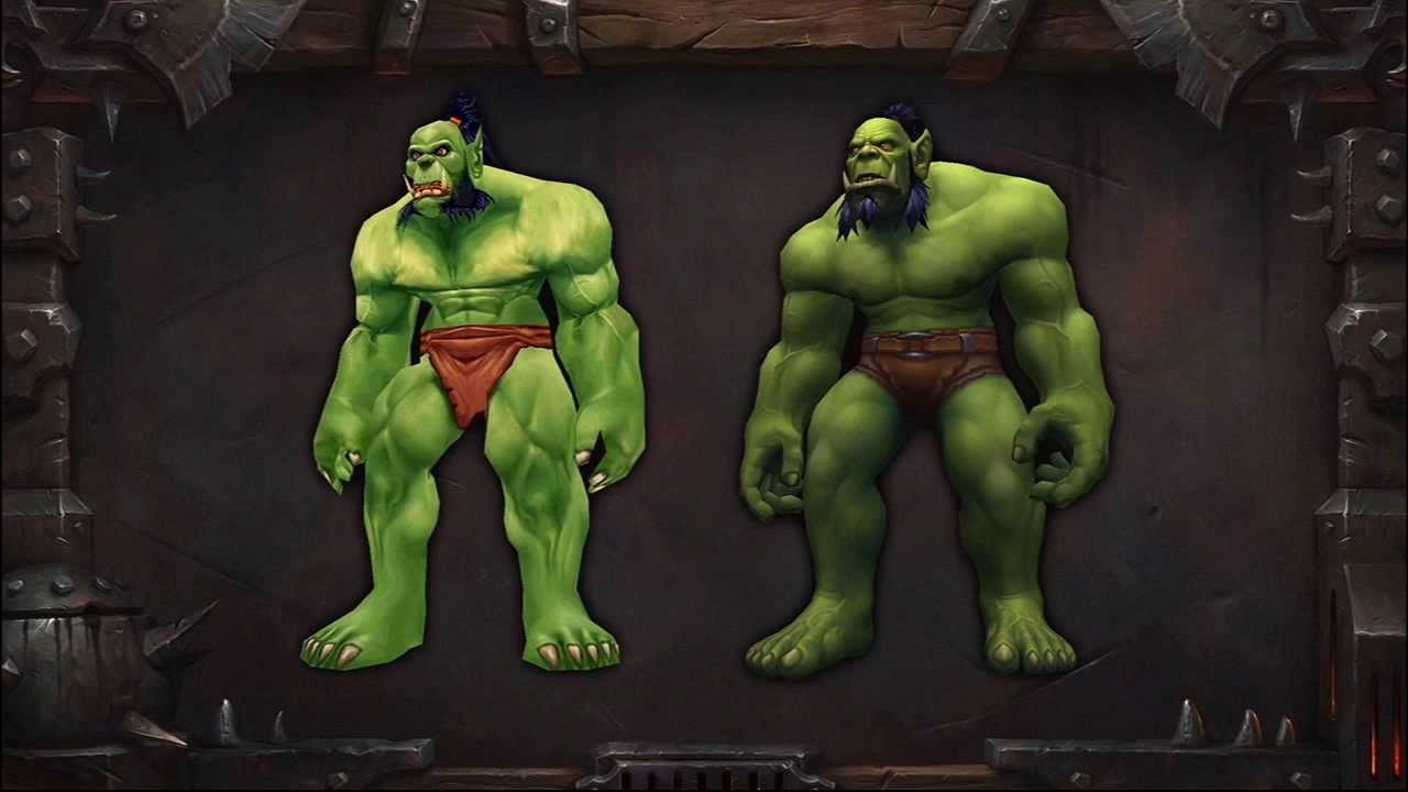 Blizzcon 2013 - New WoW Character Models Updated - Movement in Action!