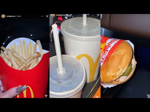 Kylie Jenner goes to McDonald's | Story Instagram 3 March