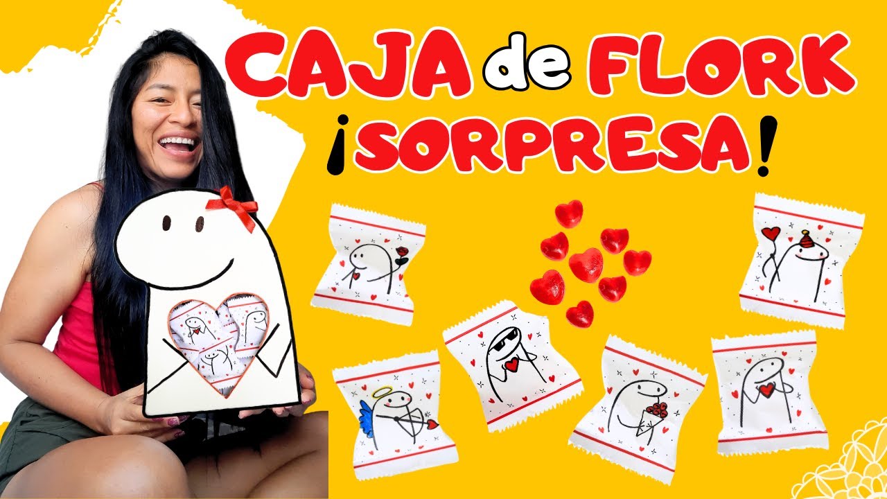 🎁Como Hacer una CAJA de FLORK SORPRESA para mi NOVIO❤️🥰