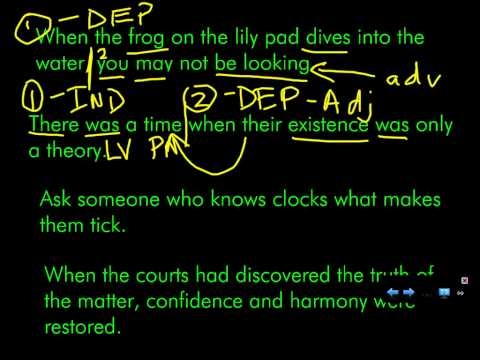 Identifying Clauses: Exercises, part 1