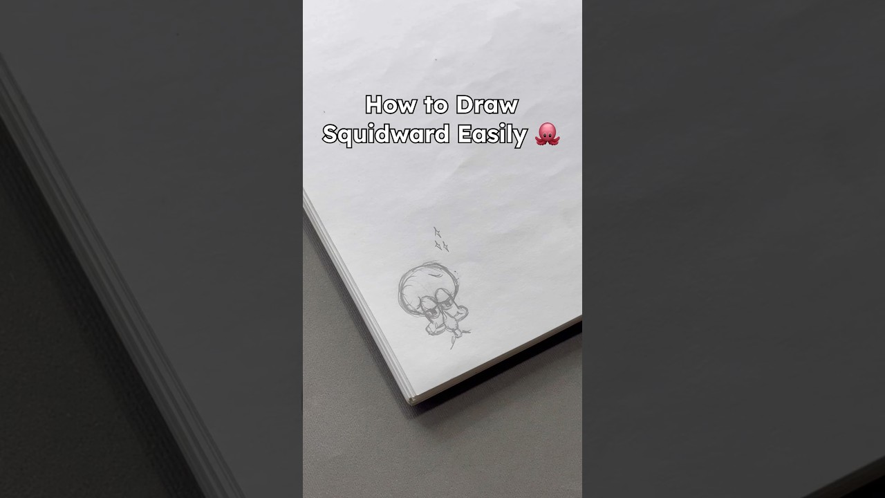 How to Draw Squidward 🐙 | Easy Step by Step