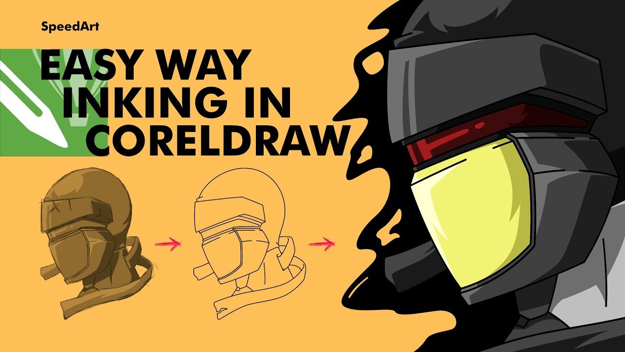 TUTORIAL SPEEDART : Easy Way Create Illustration Using Corel Draw X7