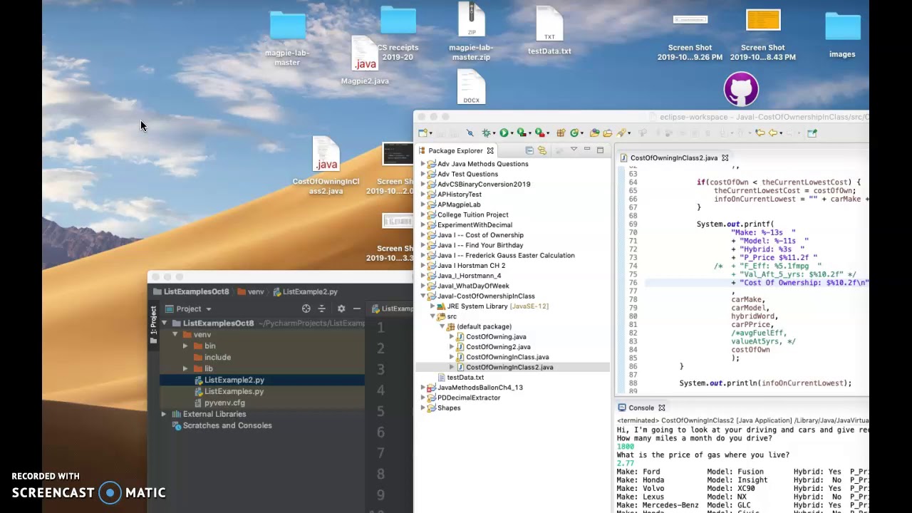 Java I how to get .java and .txt files from Eclipse
