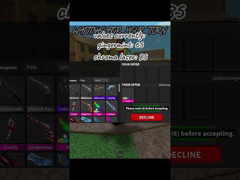 TRADE GINGERMINT AWAY WITH ME #mm2 #roblox #tradeing