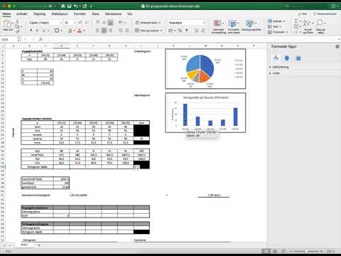 Grupperet hyppighedstabel incl. sumkurve og histogram – www.Math4U.dk