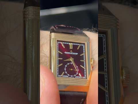 ❓CAN YOUR WATCH DO THIS??!❓Jaeger-LeCoultre Reverso Tribute Red & Gold, true #hautehorlogerie