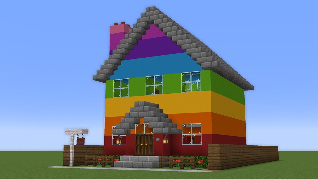 How to Build a Construction Site in Minecraft (Completed House) | Part ...