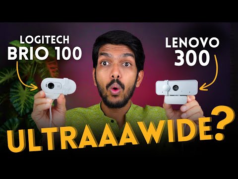 Lenovo 300 FHD vs Logitech Brio 100 - Best Webcam for Streaming, Laptop, PC, YouTube - Hindi
