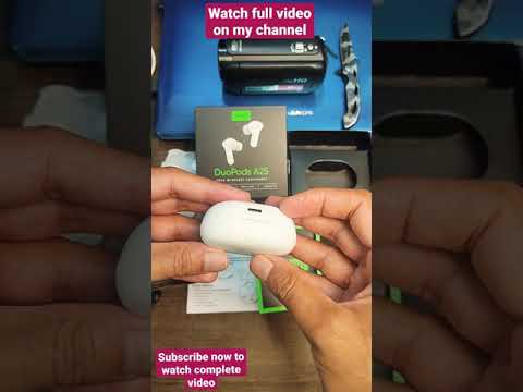 MIVI Duopods A25 true wireless bluetooth 5.0 earphones with deep and powerful bass unboxing ❤️❤️👍👍👍👍