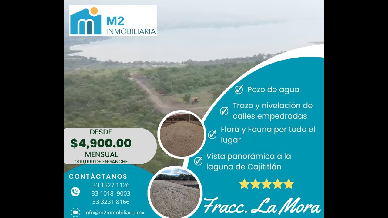 Terrenos en Venta laguna de Cajititlán