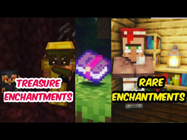 Treasure enchantments in Minecraft