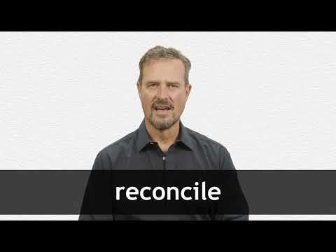 How to pronounce RECONCILE in American English