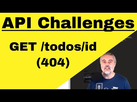 API Challenges - How to Solve GET todos id 404 in Insomnia