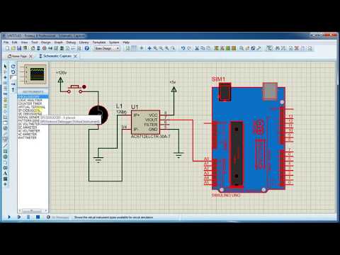 Current Sensor ACS712 Simulation in Proteus – IoT Geek