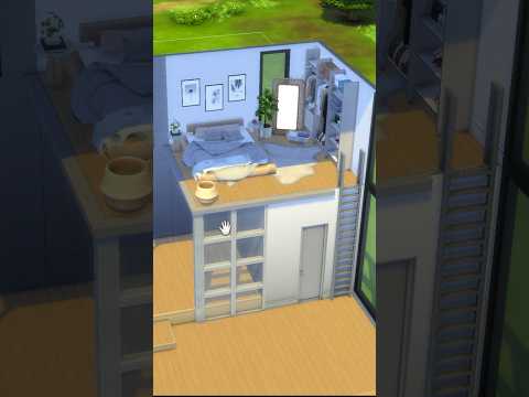 tiny house but make it a ✨loft✨ #thesims4 #ts4speedbuild #sims4 #sims4build #ts4