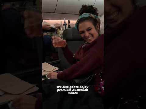 You can now fly non-stop from DFW to Melbourne w/ Qantas and we got to try it on premium economy!