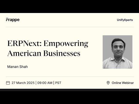 Empowering American Businesses with ERPNext | UnifyXperts