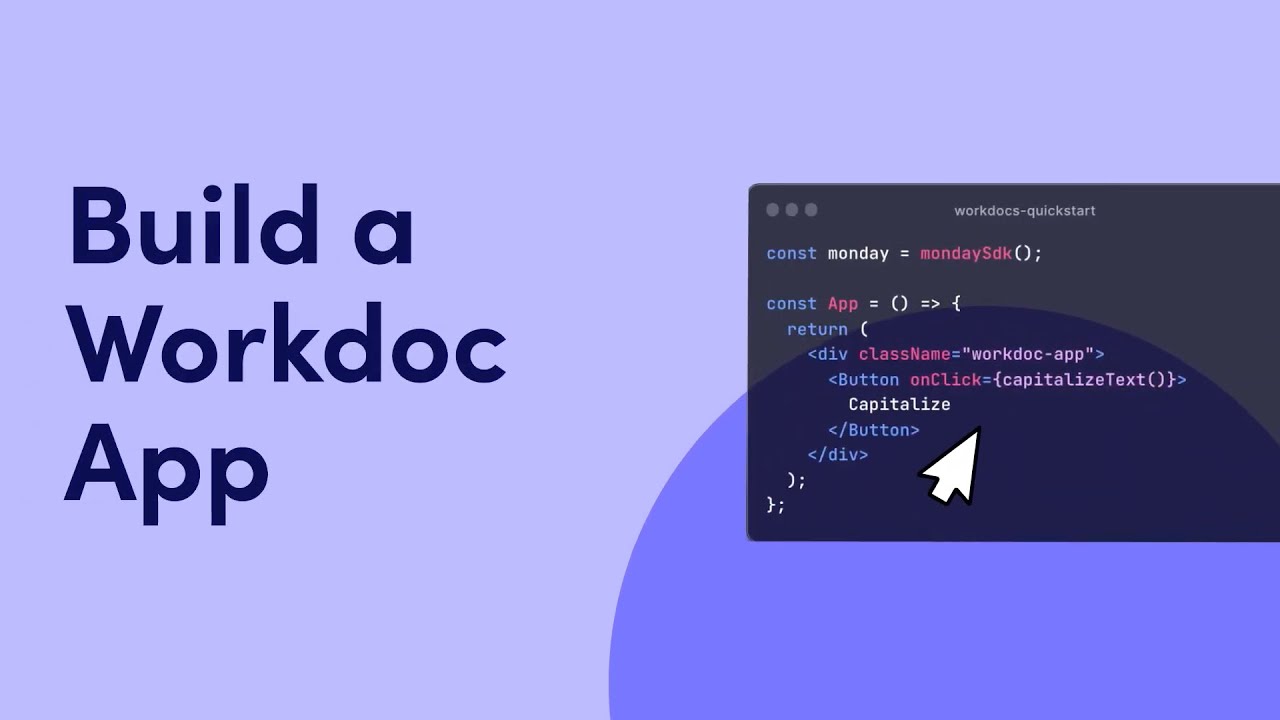 Develop your first workdoc app | monday app developers