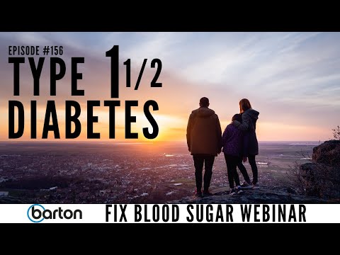 Episode -156 Type 1 1/2 Diabetes? -Fix Blood 🩸Sugar Webinar with Joe Barton & Dr. Saunders M.D.