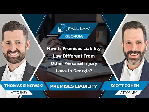 How Is Premises Liability Law Different From Other Personal Injury Laws In Georgia?