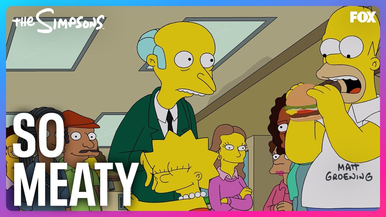 X-Cell-Ent Burger Joint Opens in Springfield | The Simpsons