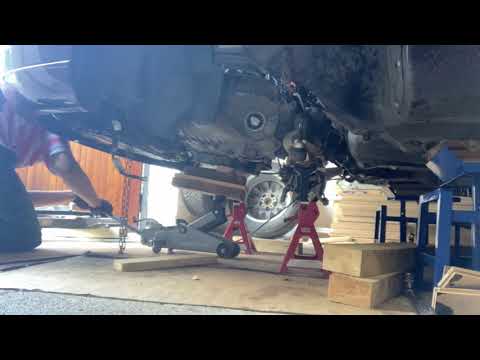 VOLVO 2.5T subframe and transmission removal
