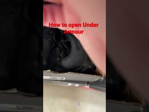 How to open Under Armour