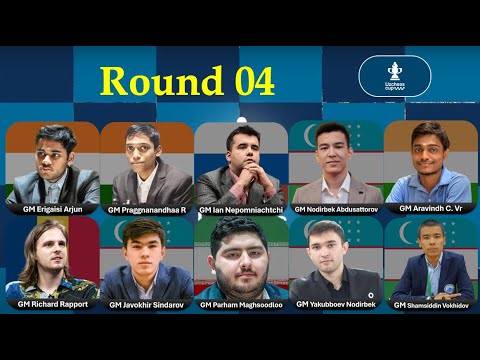 UzChess Cup 2025 | Round 04 | Nepo, Pragg, Arjun, Abdusattorov, Parham, Rapport & others