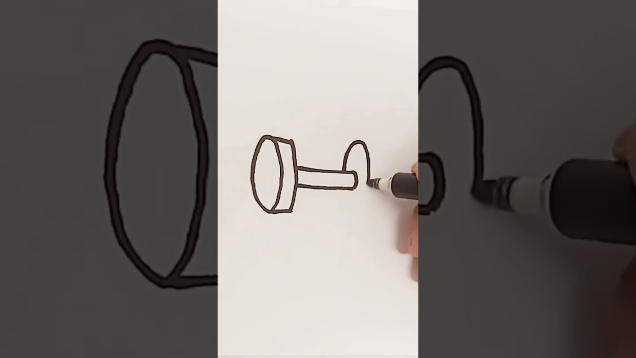 dumbell  easy drawing #art #easydrawing #letsdraw