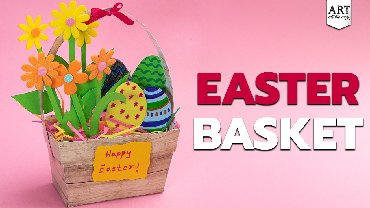 DIY Easter Basket 🐣 | Cute Paper Basket for Easter Gifts